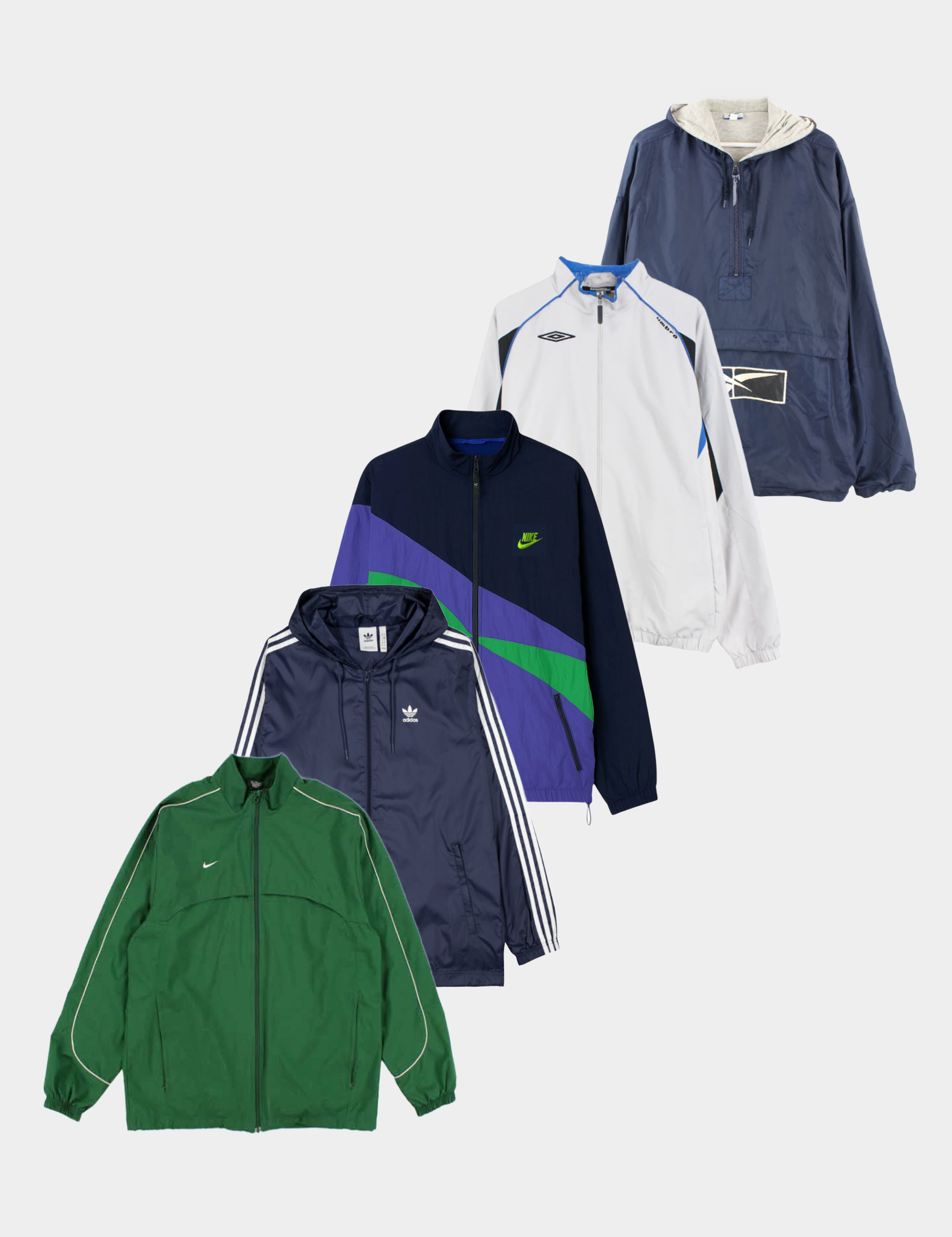 Branded Mix Windbreaker | Vintage Supply Europe